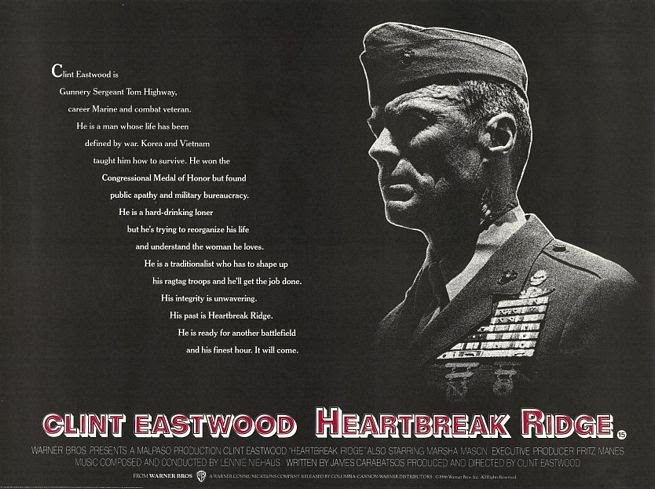 The Clint Eastwood Archive: Heartbreak Ridge 1986