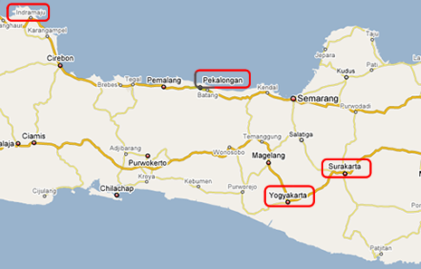 Yasmine: Map of Pekalongan