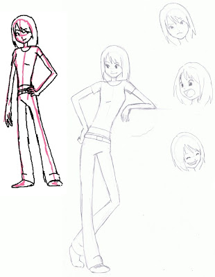 Character & Object Designs: Week 2: Skinny Characters