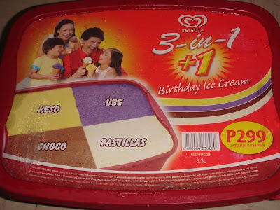 Kutsara at Tinidor: Selecta 3-in-1 plus 1 Ice Cream