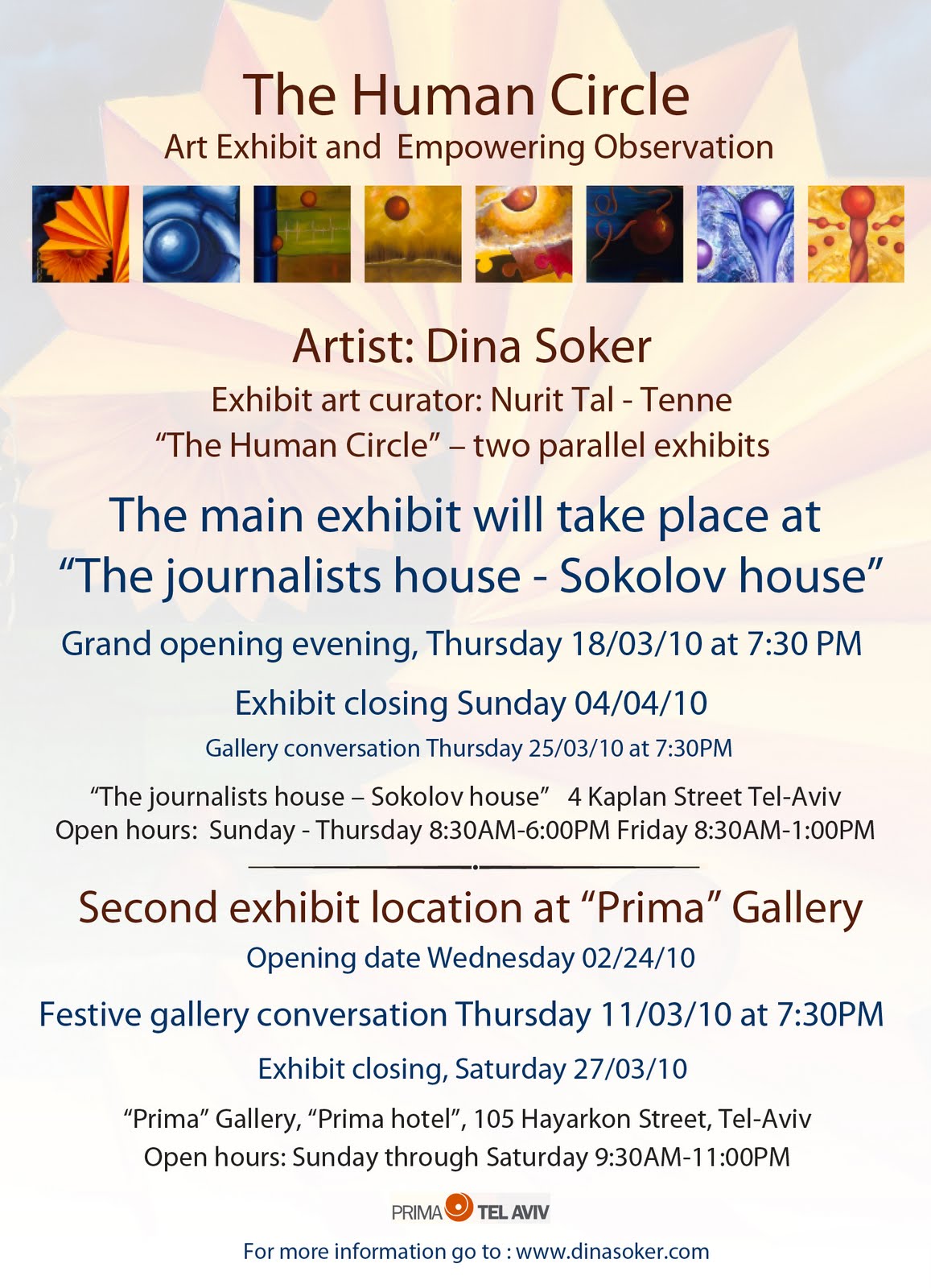 Expressions of Consciousness Art By Dina Soker