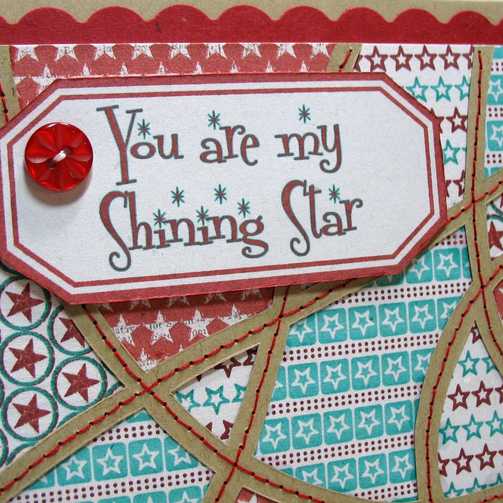Card-Blanc by Kathy Martin: You Are My Shining Star
