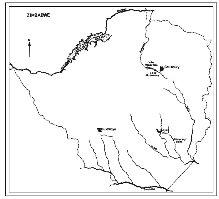 MARXIST: Zimbabwe,Rivers, lakes etc.