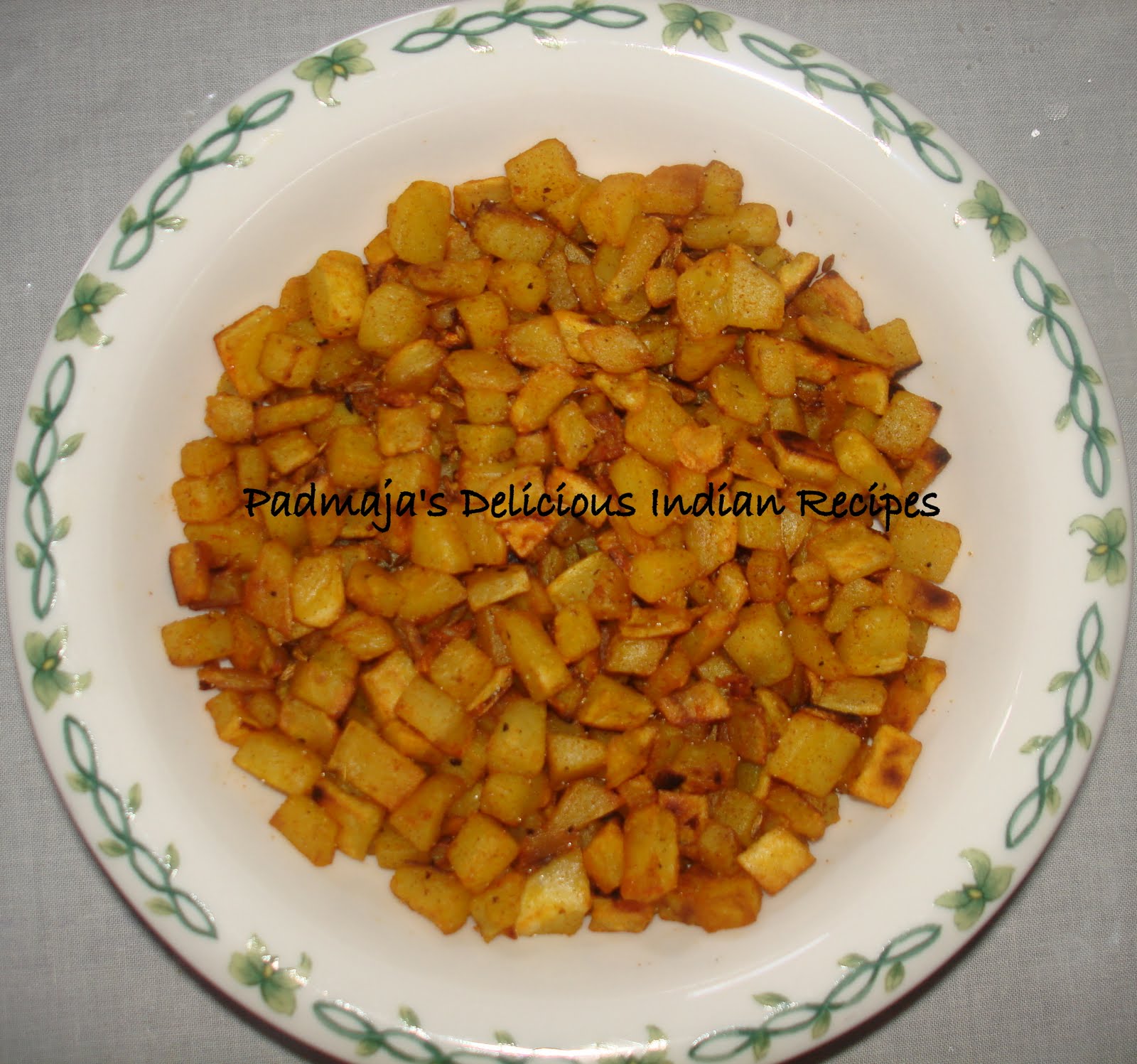 Padmaja's Delicious Indian Recipes: Potato Fry