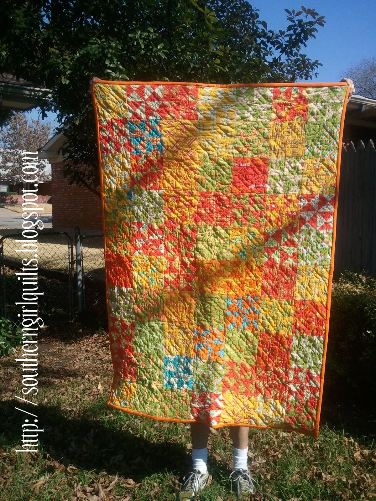 Southern Girl Quilts: Random Finished Quilt: Broken Fiestaware