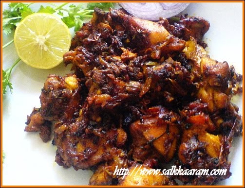 Naadan Chicken Roast | Simple and Delicious