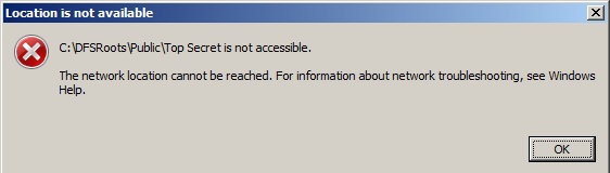 Stefan Hazenbroek: DFS: Manual removal of a DFS Link.
