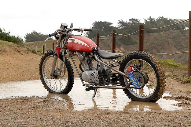 Café Racer Iceland: Honda SL 100