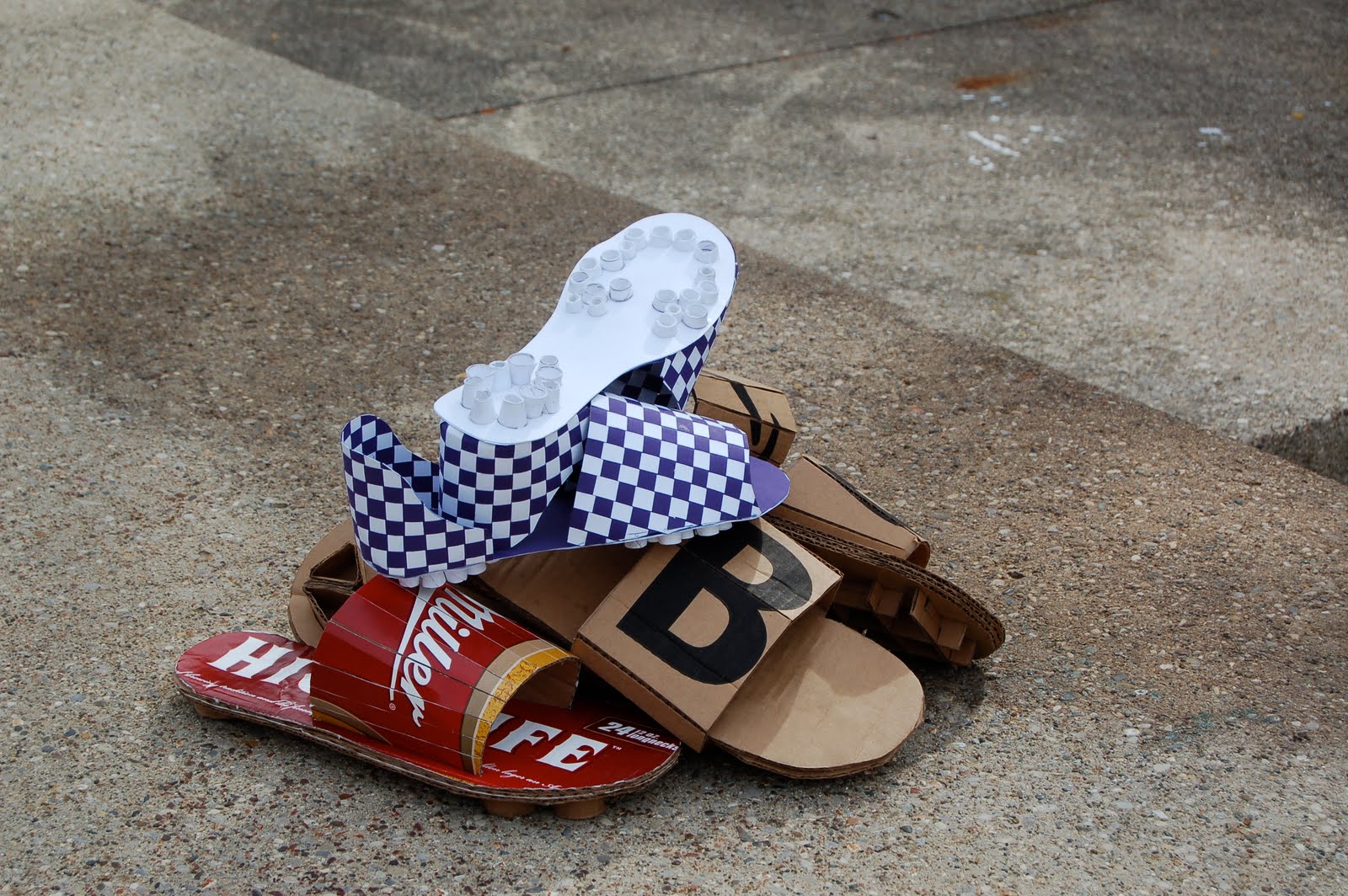 Daily Design Journal: Paper + Cardboard Sandals