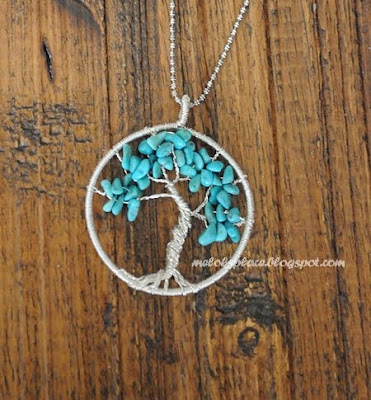 Melok's Place: Tree of Life Pendant free tutorial