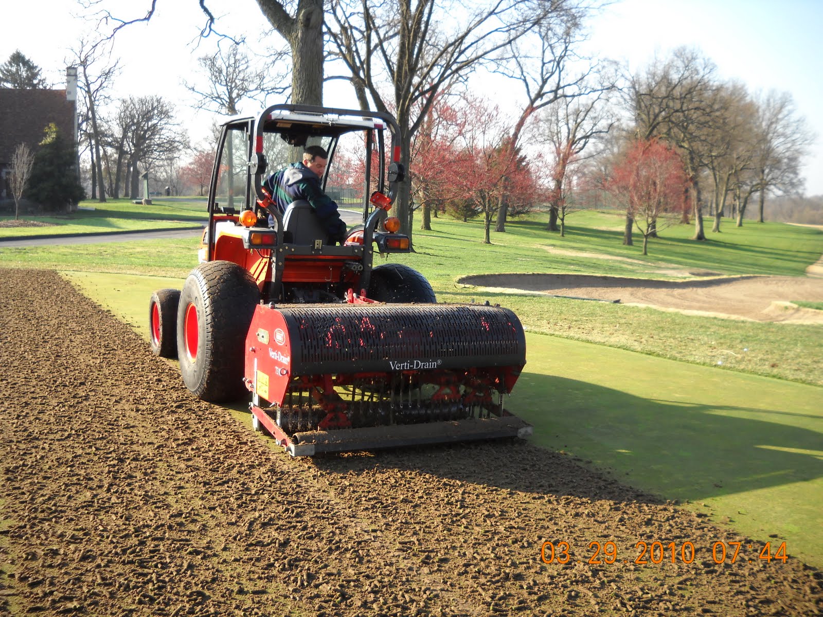 Glen Echo Country Club Golf Course Management: Greens Core Aeration