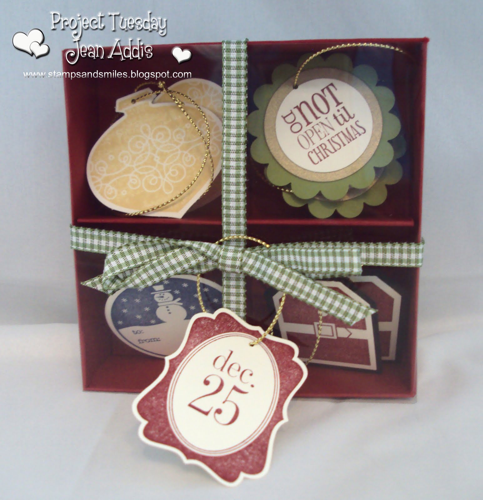 Project Tuesday: Project Tuesday - Tag Box