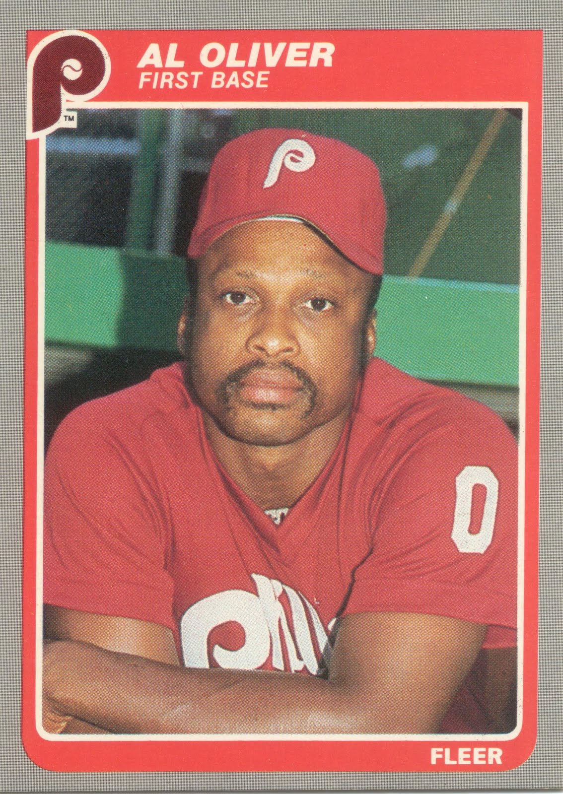 The Phillies Room: 1985 Fleer #262 Al Oliver