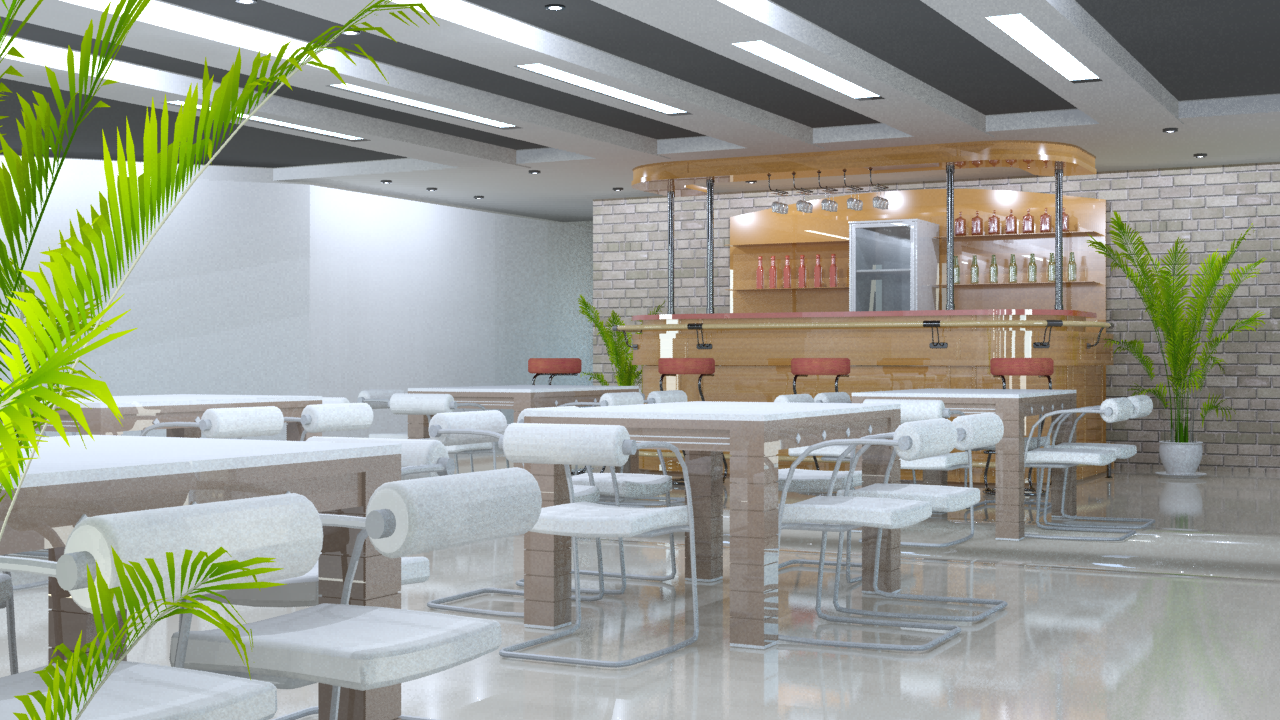 Interiores: AREA DEL CAFETERIA