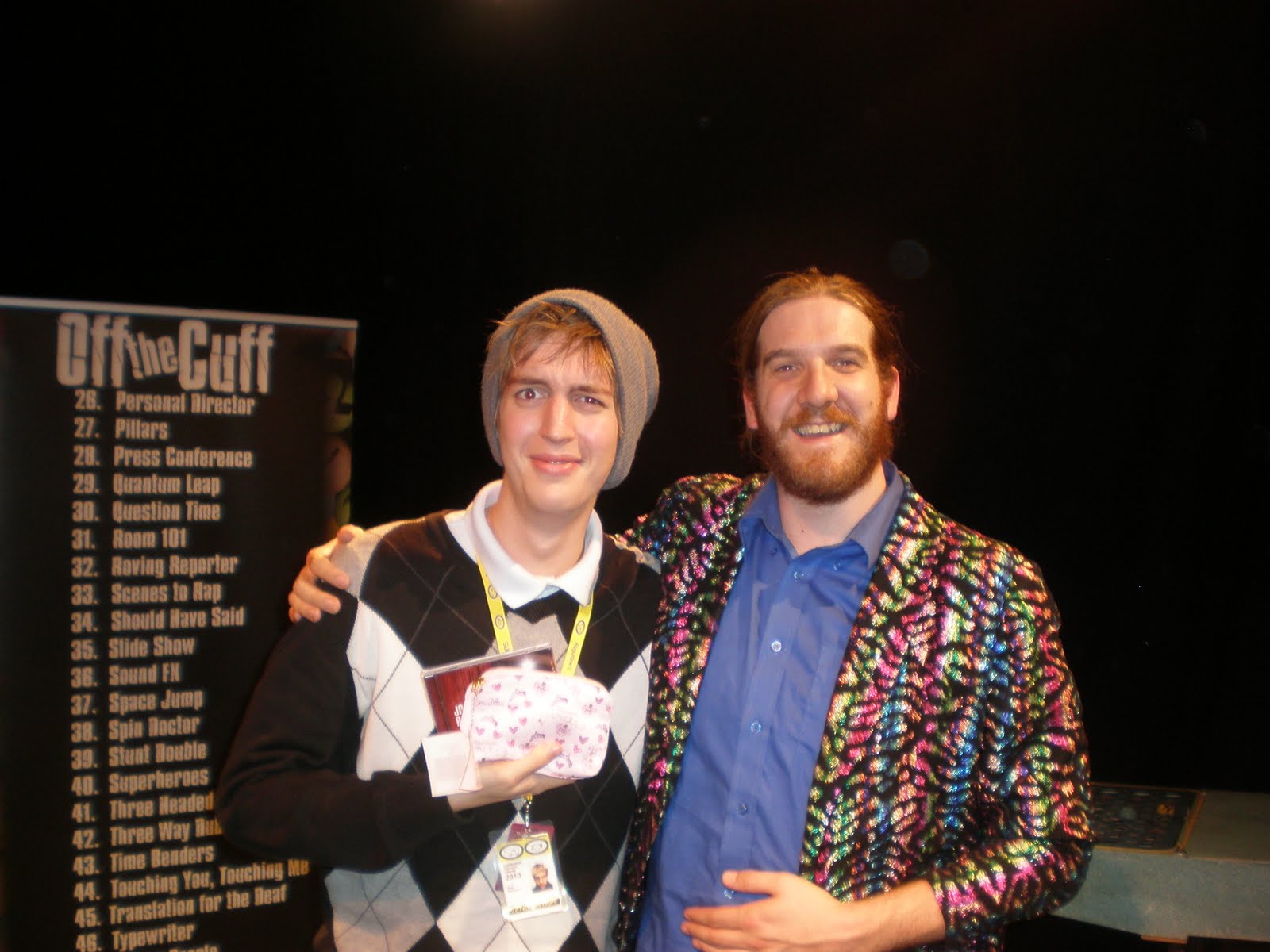 Bingo! It's Off the Cuff