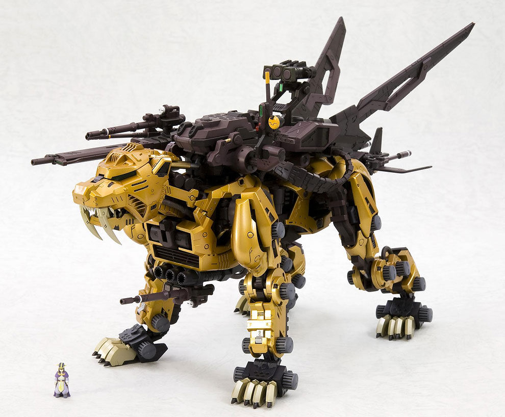 Preview: 1/72 plamo Saber Tiger Gold Zoids series, Hi Res Images | GUNJAP