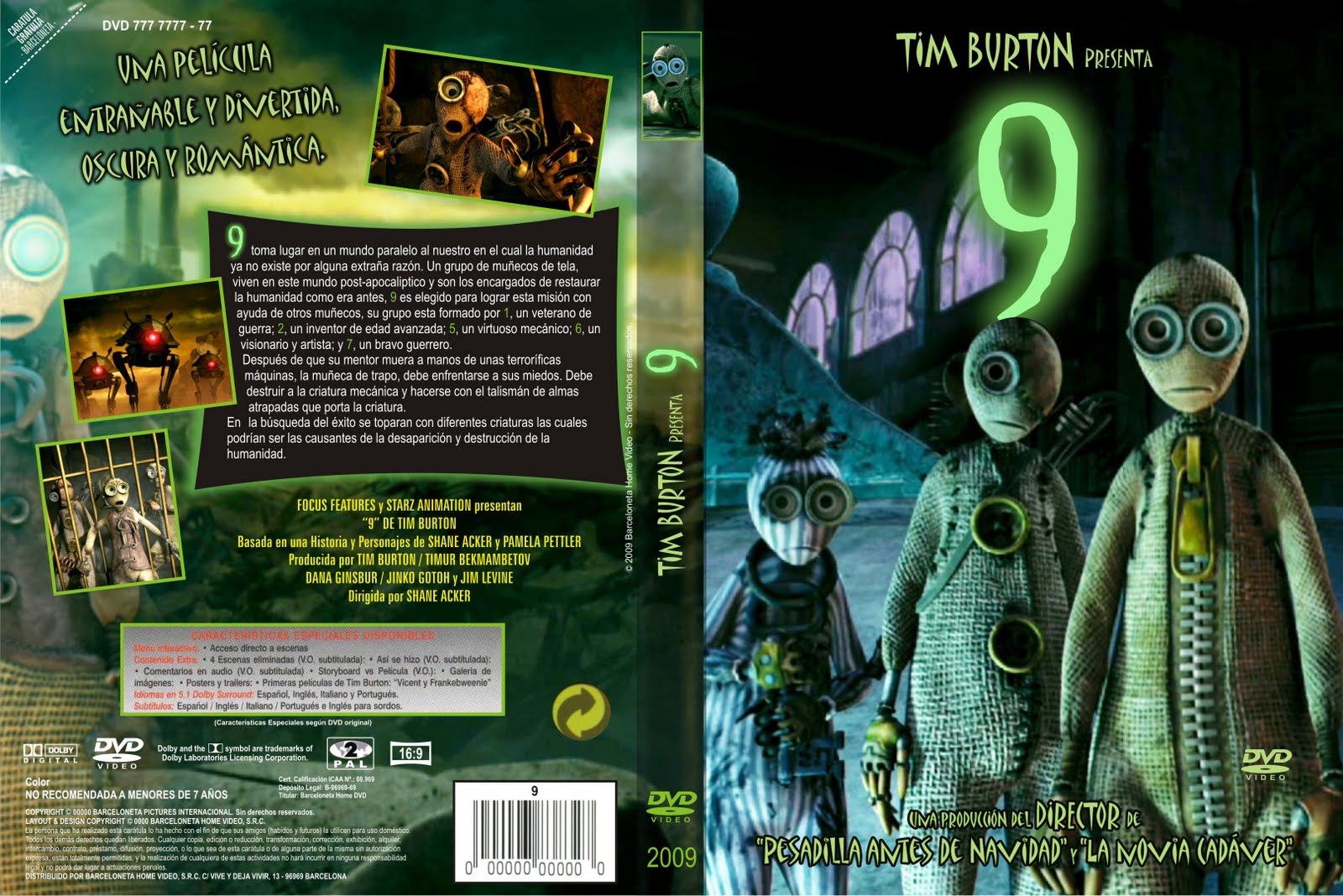 Coleccionista ,Peliculas ,Trailer's: 9 la pelicula