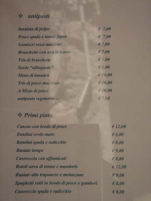 East meets West: Food in Trapani