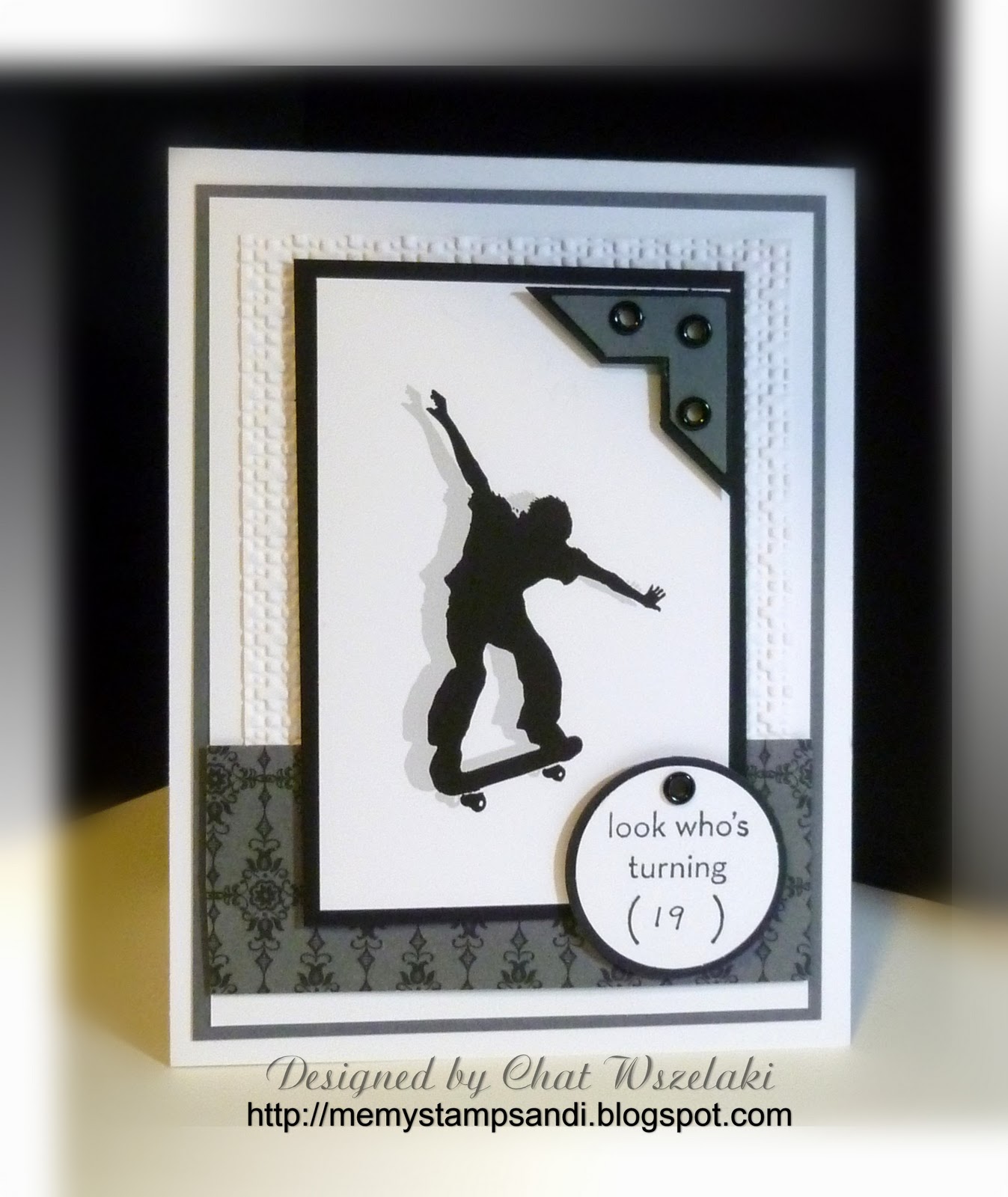 Me, My Stamps and I: Skateboard Kid