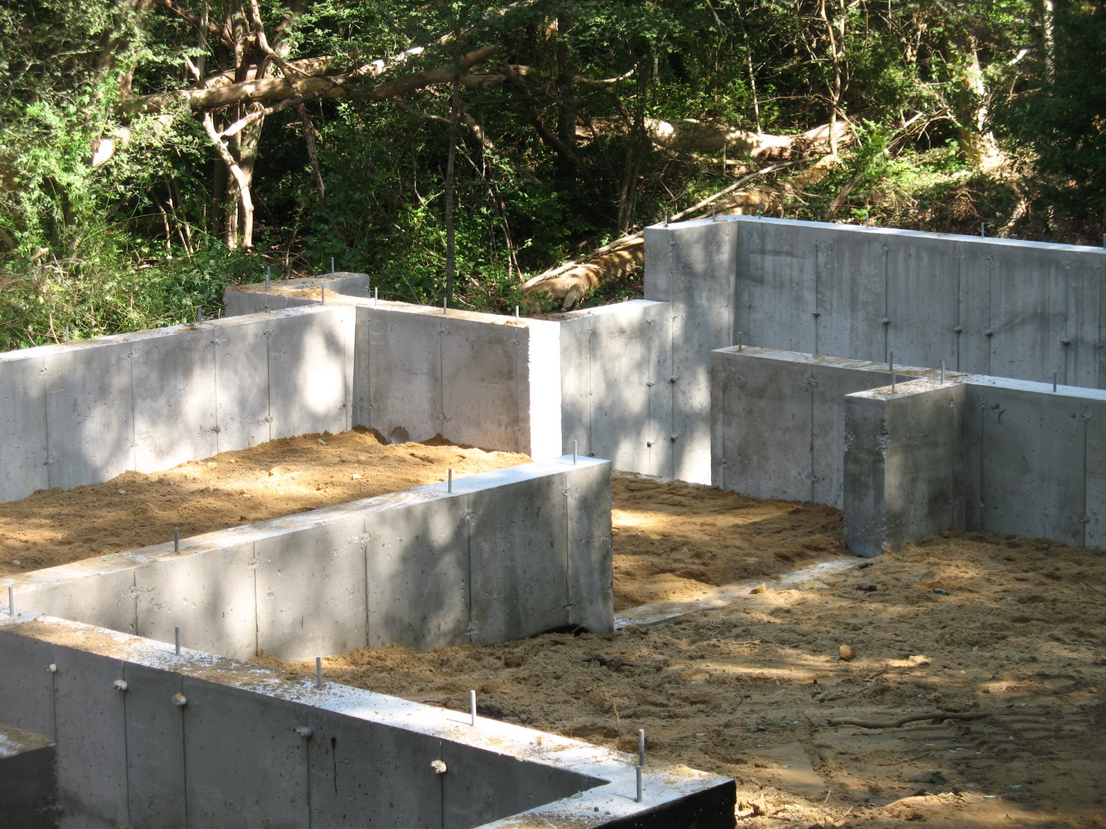 The Brady Residence: Dampproofing Foundation walls