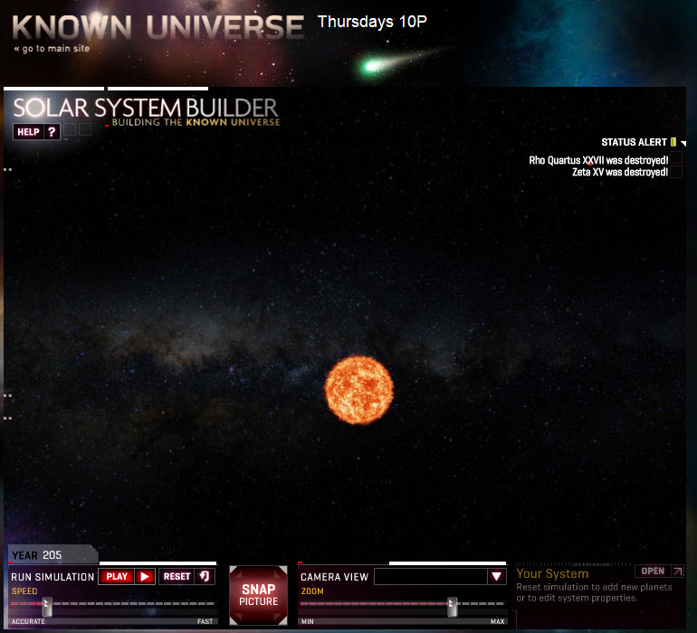 Startalk: Build your own solar system