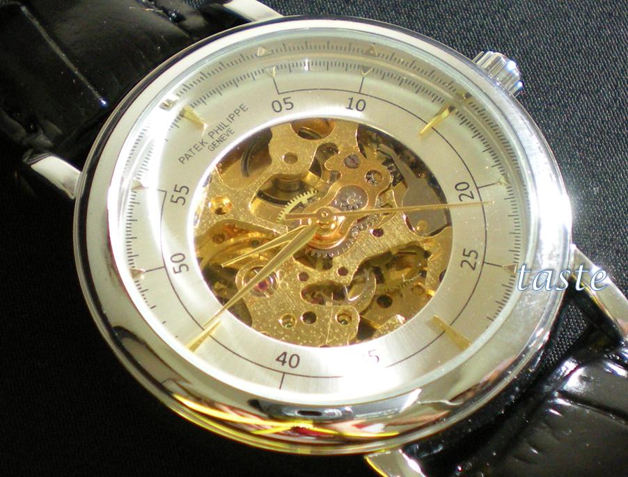 ae galery....: PATEK PHILIPPE Geneve See Thru Automatic Watch