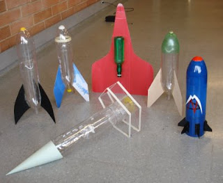 experimentos de fisica: Experimento del cohete de agua