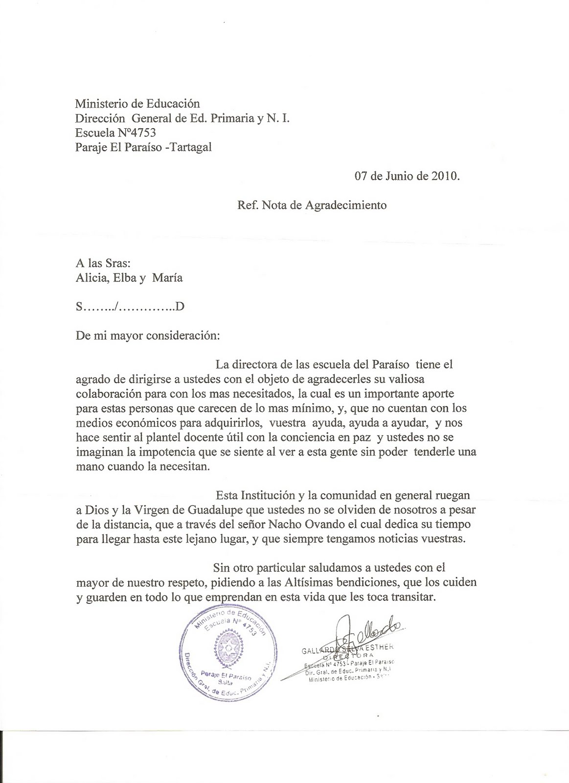 La Argentina Descuidada: Agradecimientos de acá y de allá
