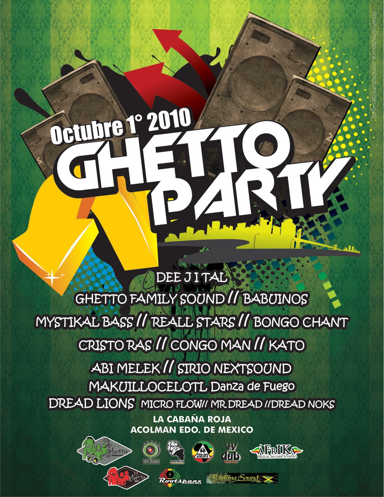 DREAD LIONS SOUND SYSTEM: GhEttO PaRtY AcOlMaN ! DrEaD LiOnS InViTaDoS