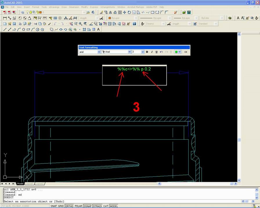 Modify text style MTEXT autoCAD - 2D AUTOCAD 3D SOLIDWORKS
