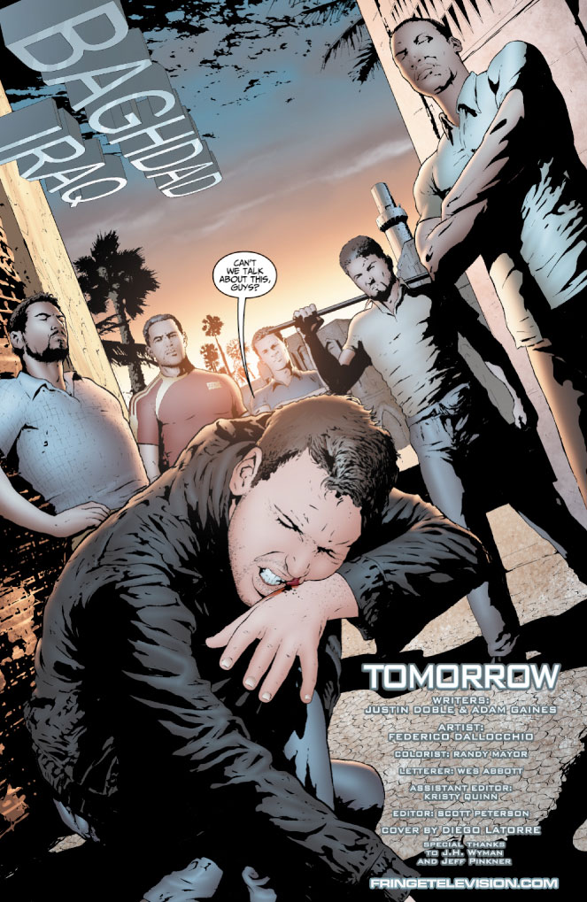 Sneak Preview of Tales From The Fringe Comic ~ Fringe Television - Fan ...