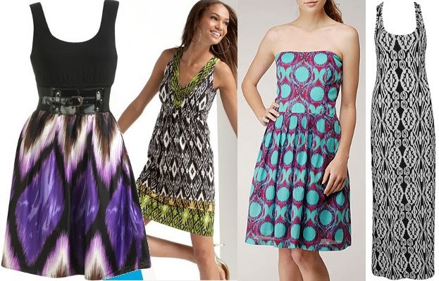 Ikat Print Dresses