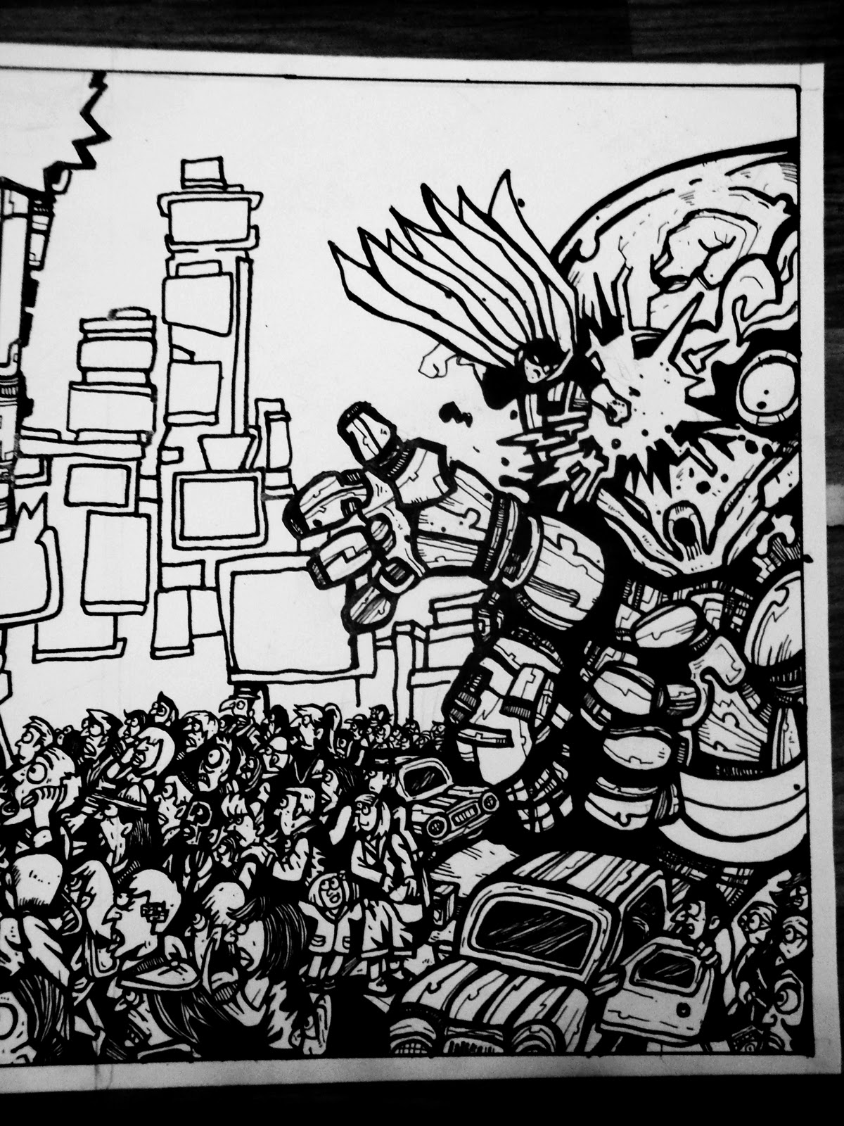 HEY APATHY! Alternative Comics and Art: Comic Book Drawings Work in ...