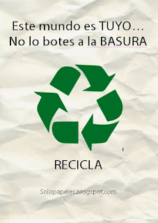Campaña: Reciclaje, Sólo Papel: Afiche Campaña