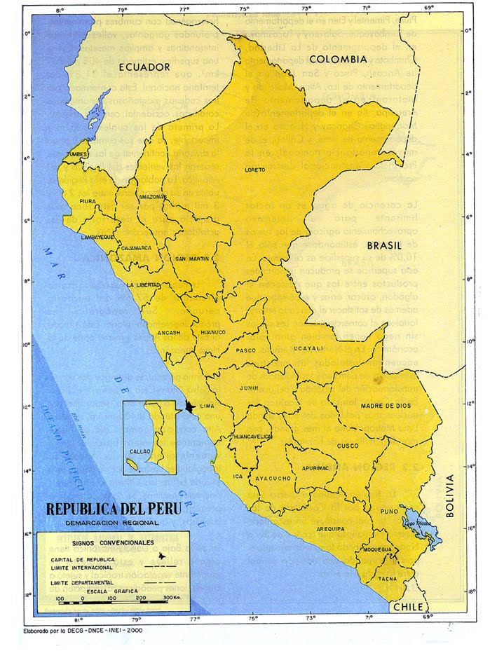 MAPA DEL PERU