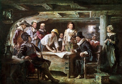 Ferdinand Kartiko: The Painting - "Signing Mayflower Compact"