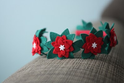 Livvy Loo Who: Poinsettia headband tutorial