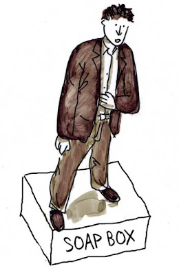 English idioms,sayings and expressions: Get on your soapbox 1214