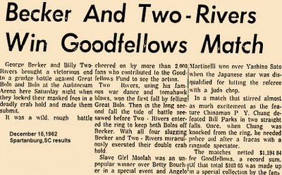 All Star Championship Wrestling: Spartanburg,SC Dec.15,1962