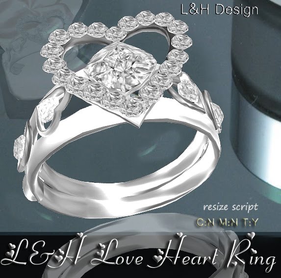 Love Later Blog: L&H Design - Love Heart Ring (special release)