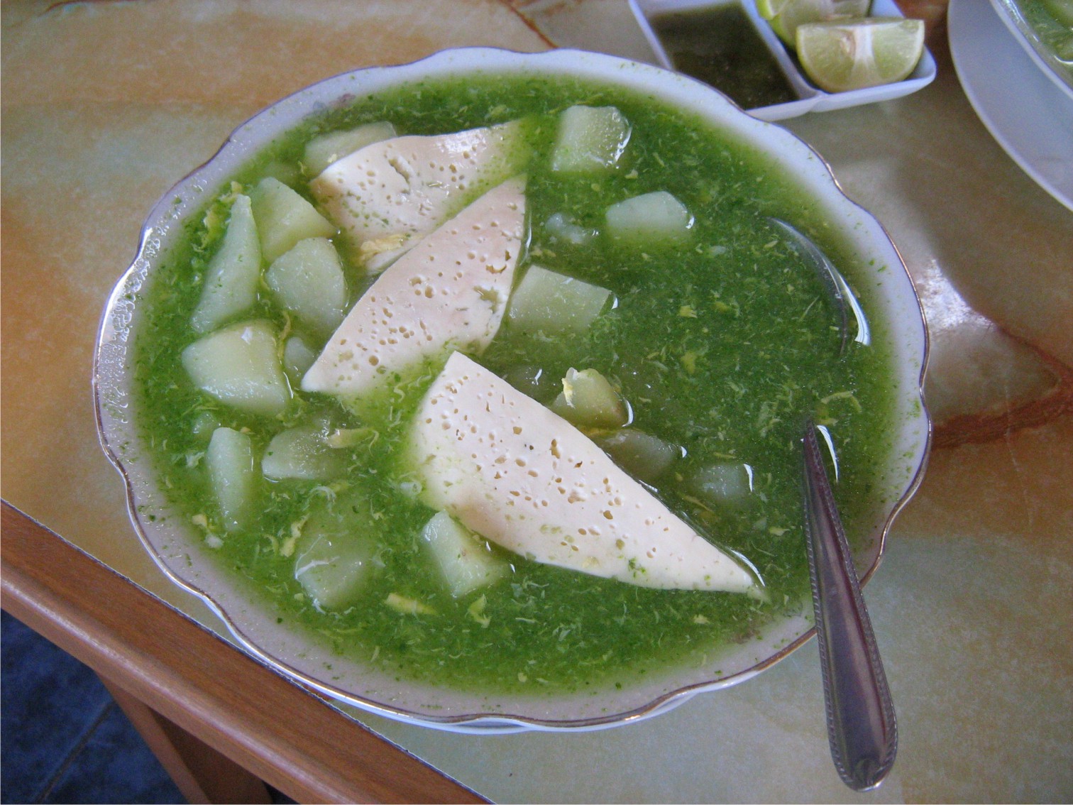 PALLAQUES: CALDO VERDE