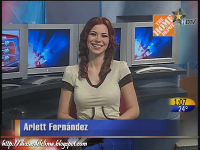 Las diosas del clima: Multimedios TV - Arlett Fernandez (1 Video HDTV)