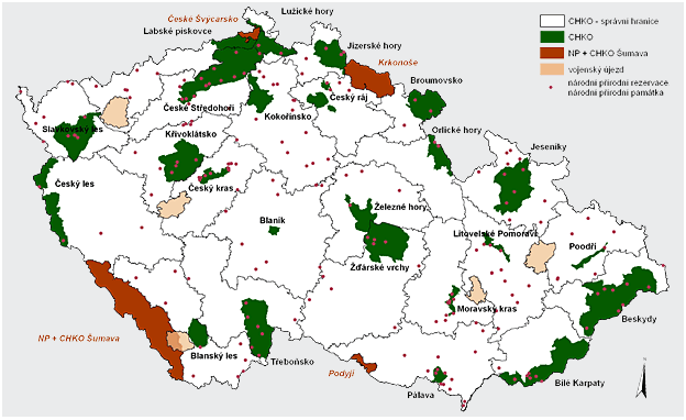 Přírodní Rezervace čr Mapa | MAPA