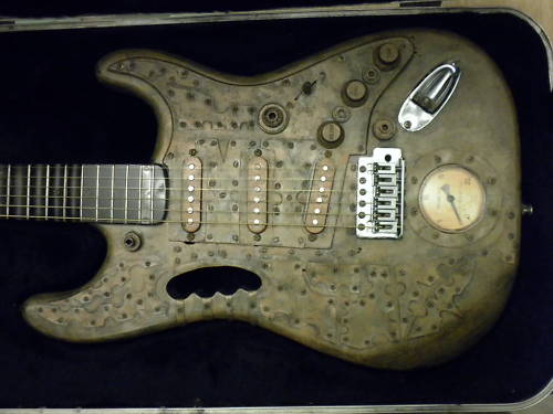 The Guitar Column: Aethertone Steampunk Style Stratocaster on eBay