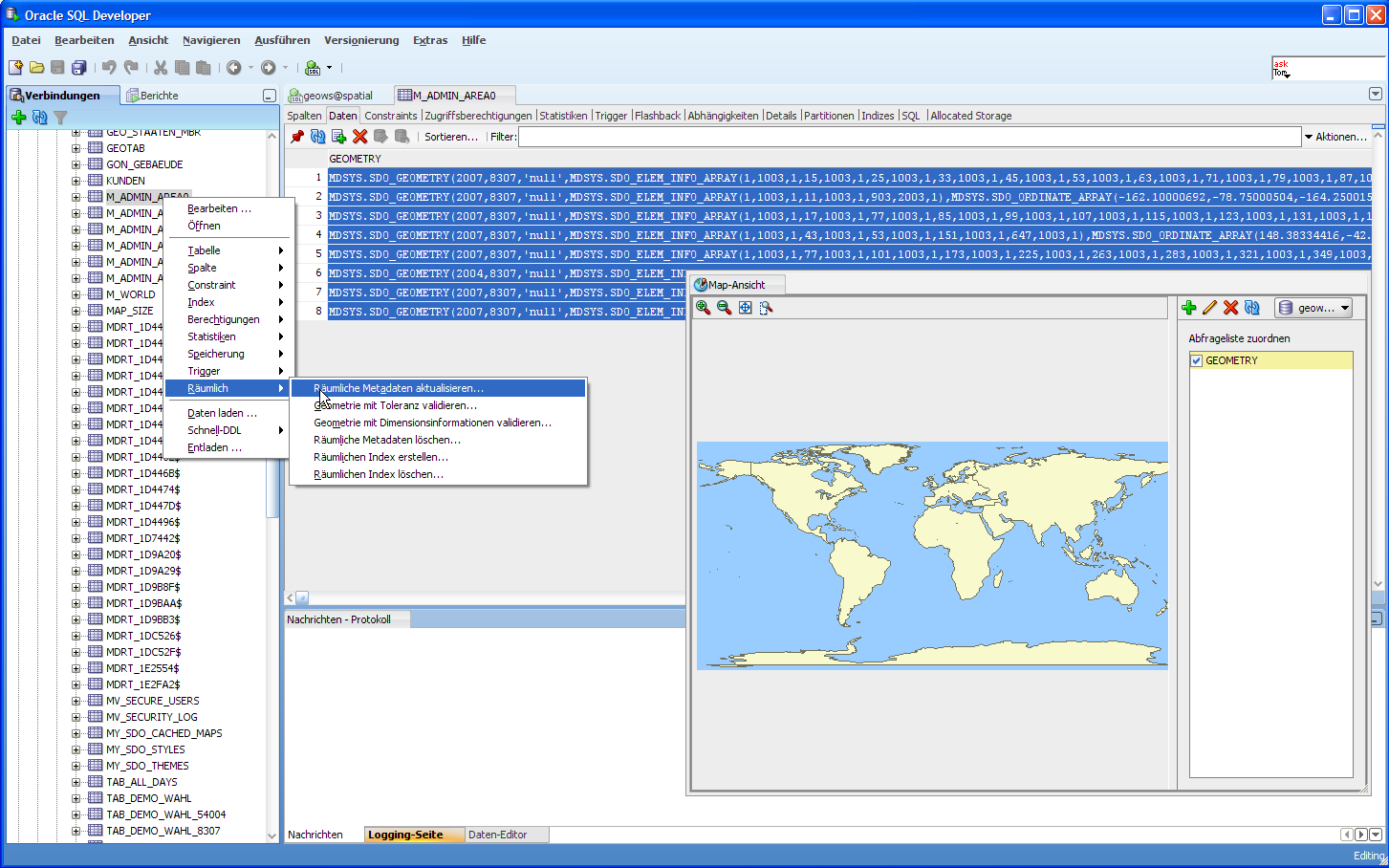 Geodaten für Alle: Oracle Spatial: SQL Developer 3.0 ist draußen: Mit ...
