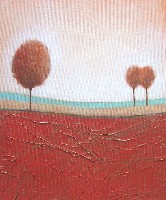 Artangel: Mixed media crumpled tissue technique - tutorial