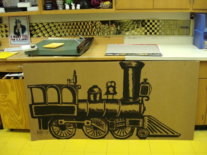 Holy Karpe: Cardboard Train