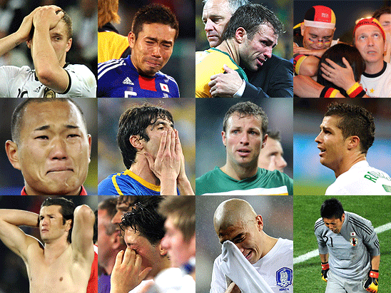 The Lady: World Cup Cry Babies: When Grown Men Wept Soccer Ball Sized Tears