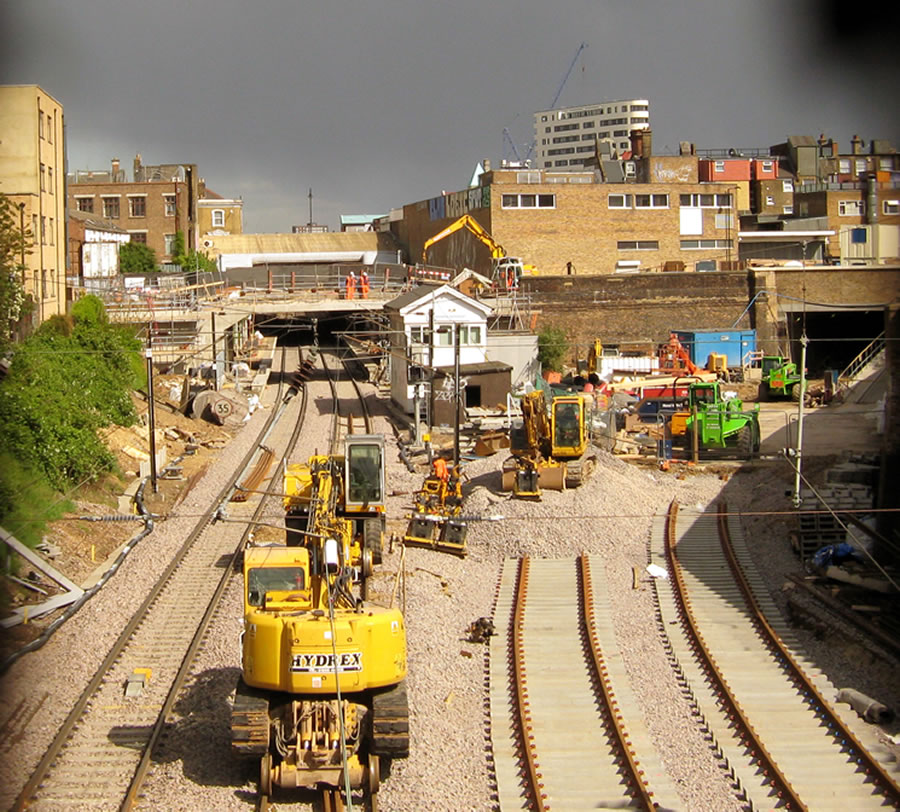 In Pictures: Overground Works At Dalston Kingsland - London Reconnections