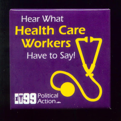 Labor Union Buttons: 1199 New England Health Care Employees Union ...